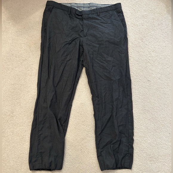 Hugo Boss | Pants | Hugo Boss Gray Black Checkerboard Dress Pants Size ...